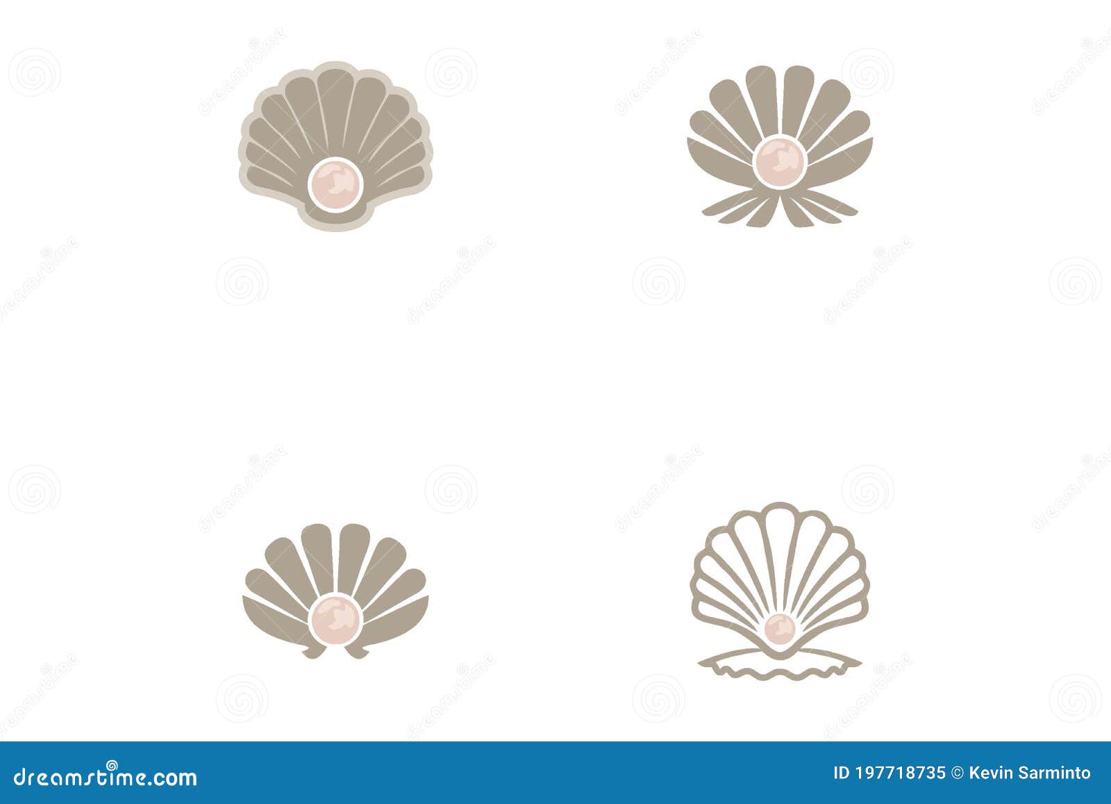 Pearl logo vector stock vector. Illustration of graphic - 197718735