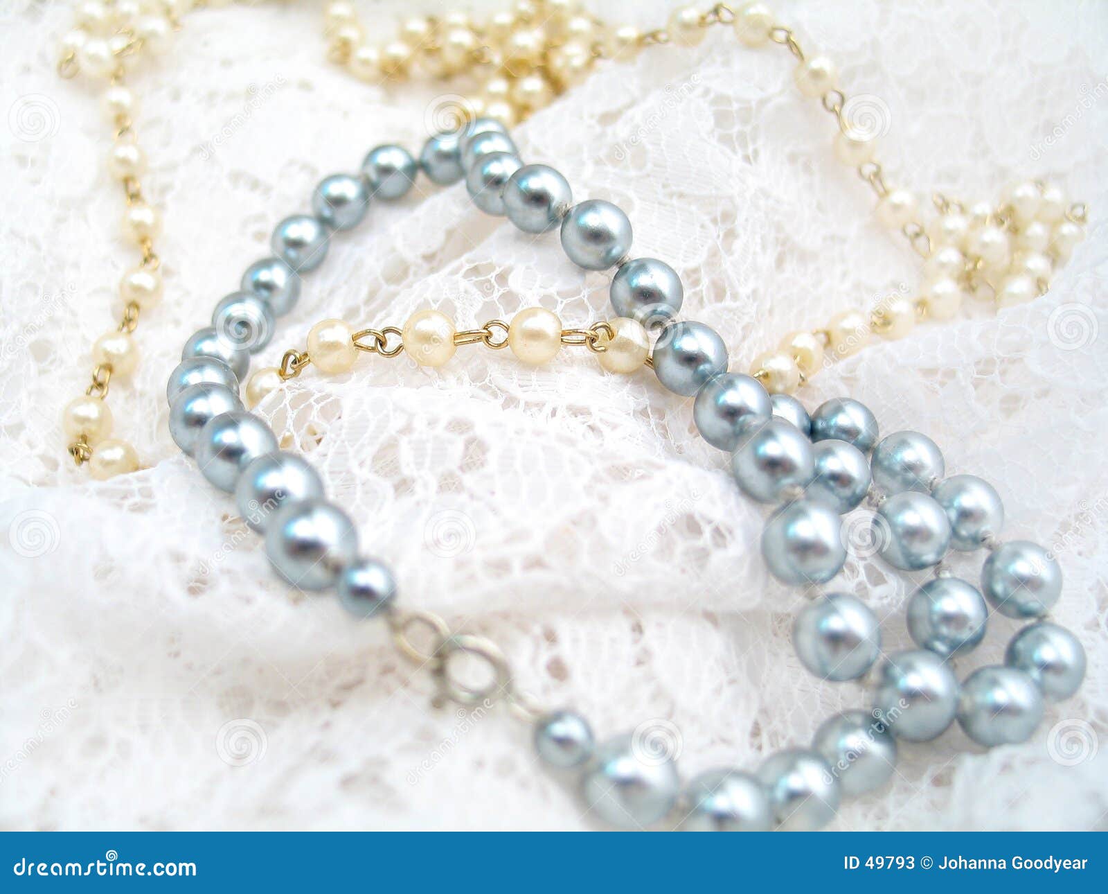 Pearl Necklace stock image. Image of classy, lace, needful - 49793