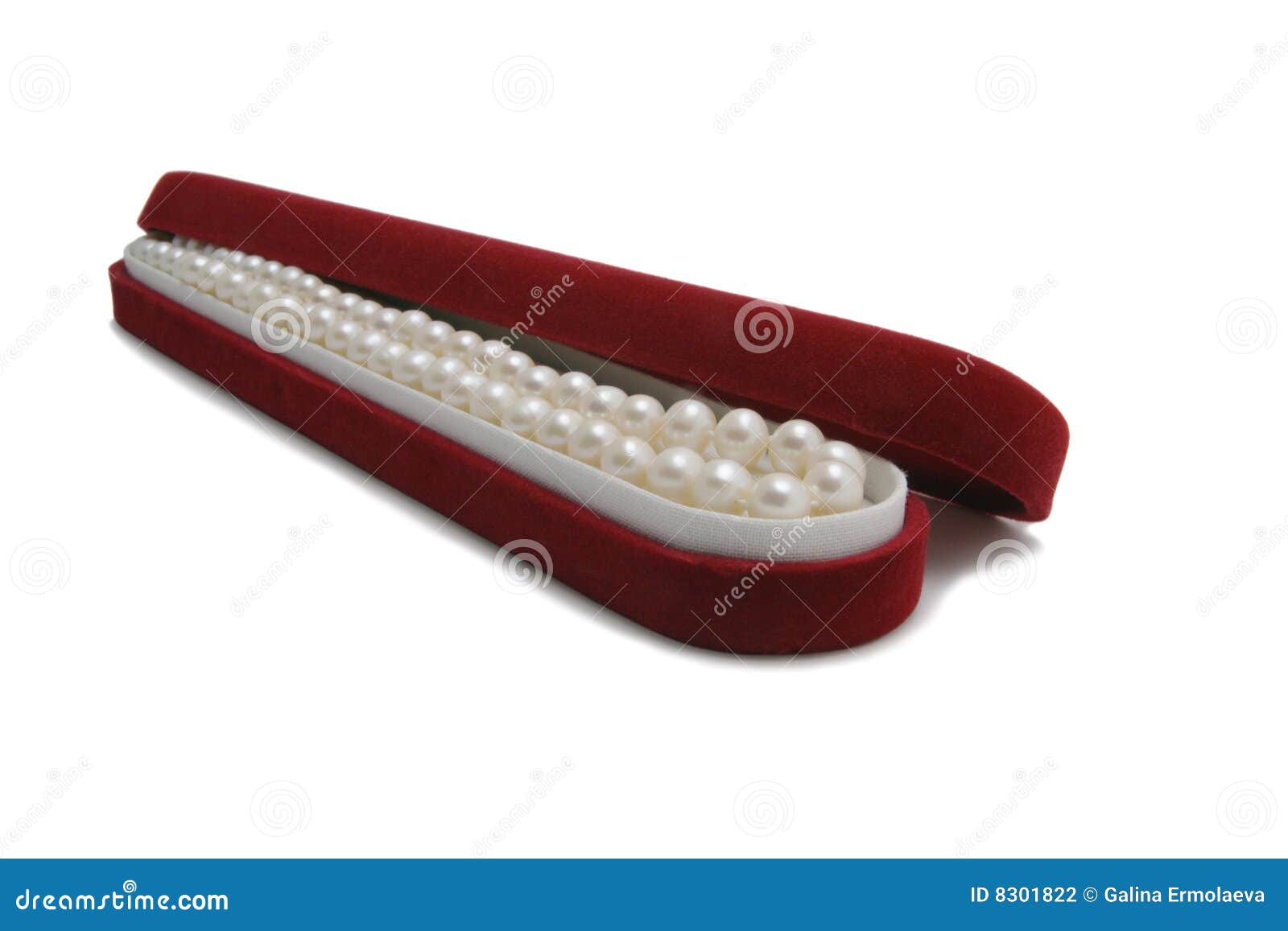 Pearl Necklace in Gift Boxes Stock Photo - Image of necklace, pearl ...