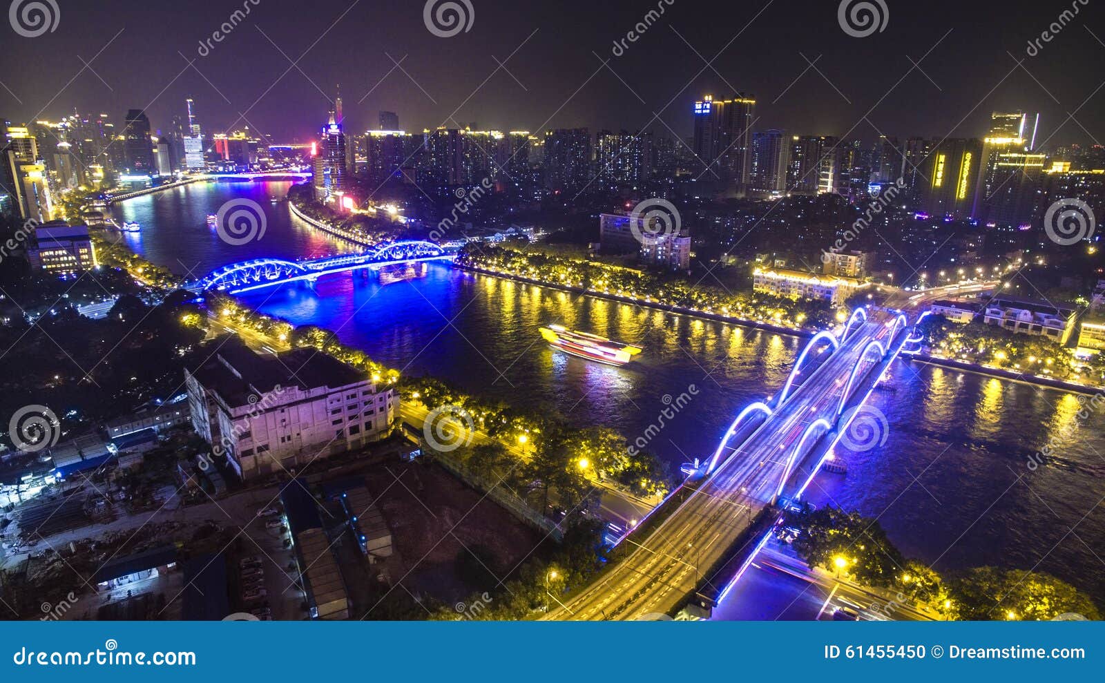 The Pearl River of the Seven Colors Stock Photo - Image of chasm ...