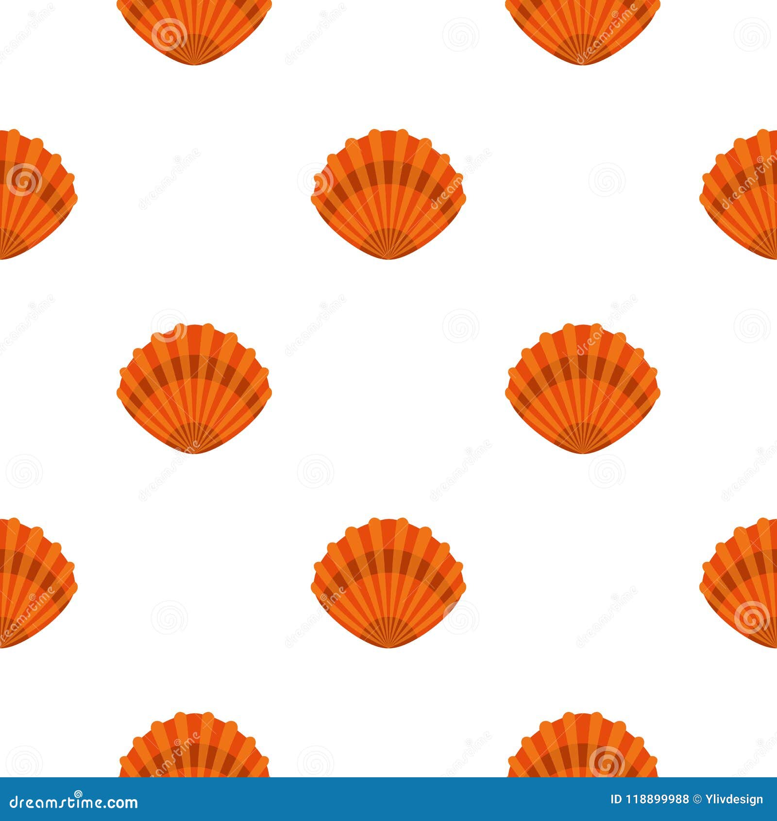 Pearl shell pattern flat stock vector. Illustration of shell - 118899988