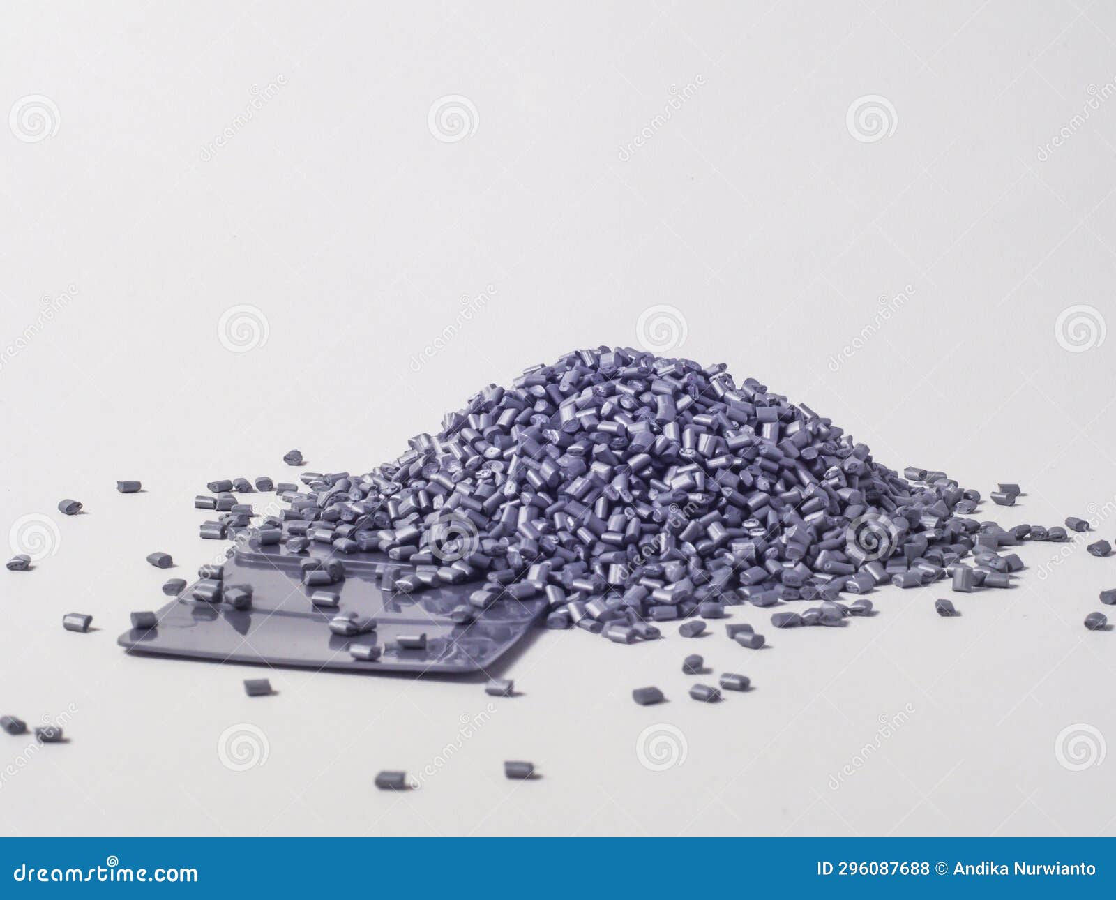 Pearl Silver Masterbatch Granules with Color Chip Stock Photo - Image ...