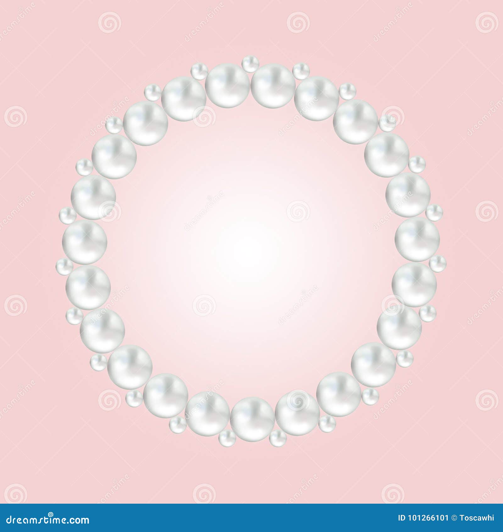 Pearls Border Clip Art