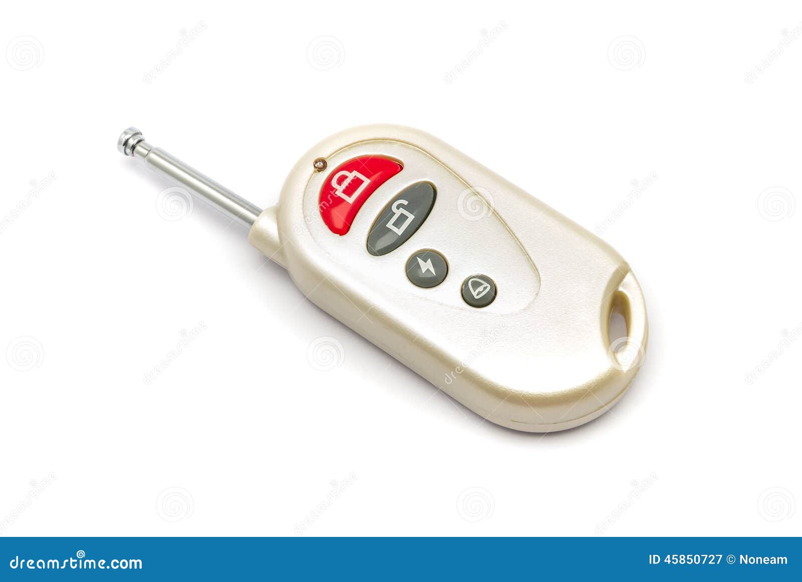 Pearl White Remote Control Key Stock Image - Image of object, device ...