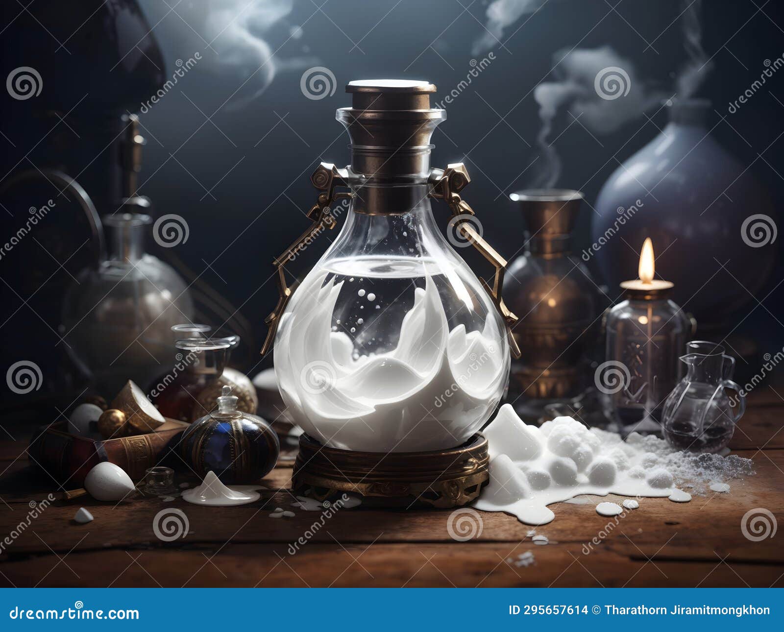 Ethereal Elixir - A Mysterious Fantasy Potion Royalty-Free Illustration ...