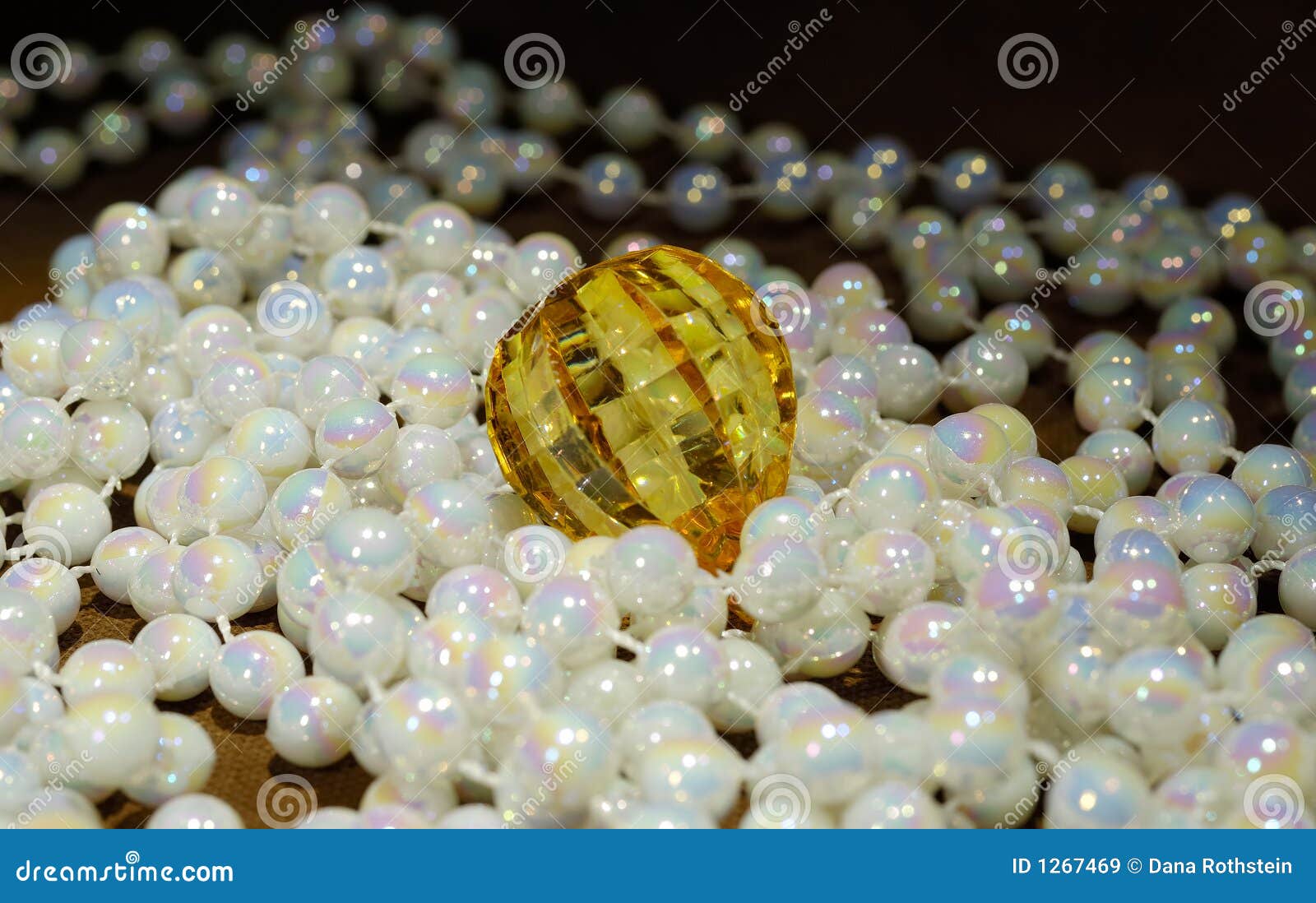 Pearls stock image. Image of crystal, jewels, necklace - 1267469