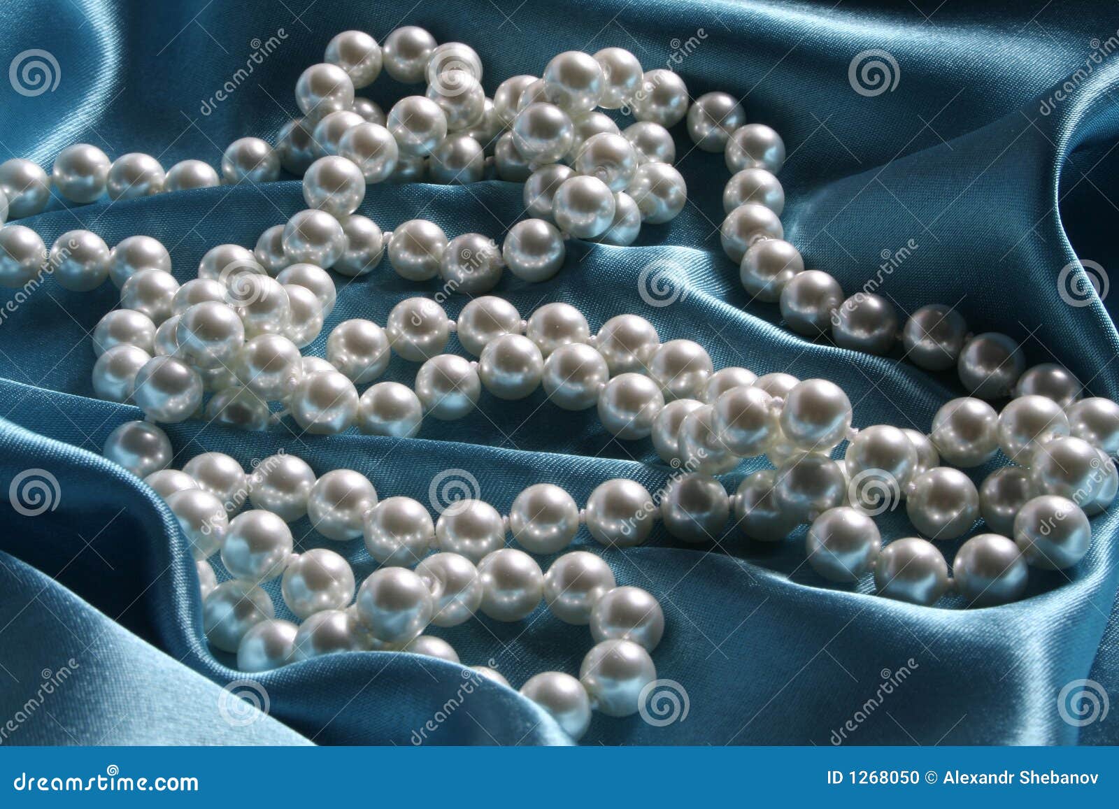 Pearls stock photo. Image of luxurious, cloth, beauty - 1268050