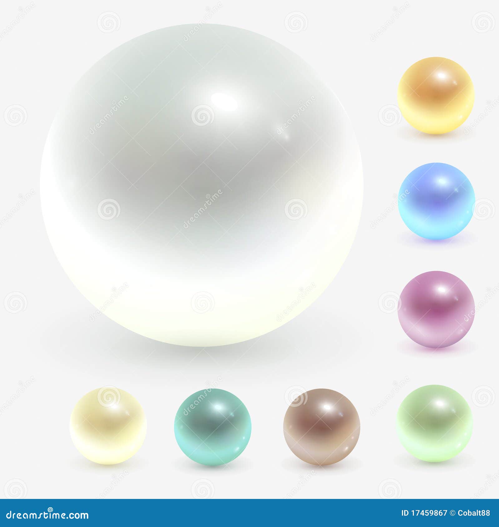 Pearls stock vector. Illustration of jewelry, beautiful - 17459867