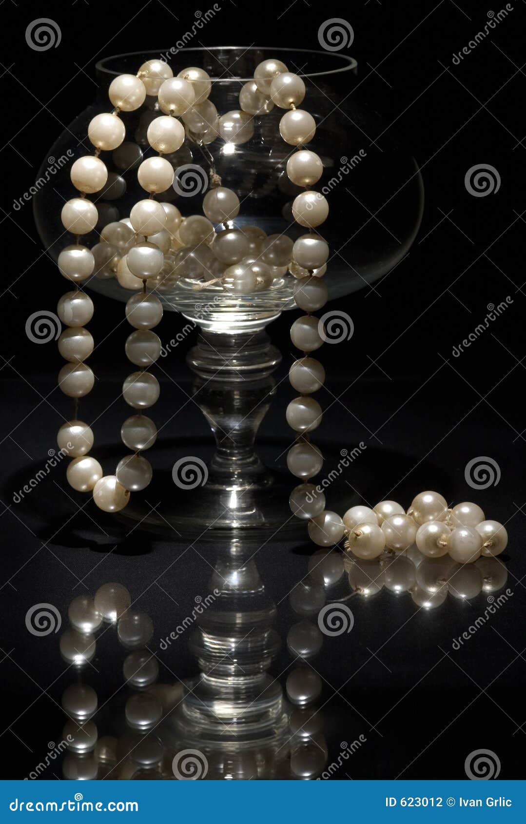 Pearls stock photo. Image of glass, oyster, luxury, tears - 623012