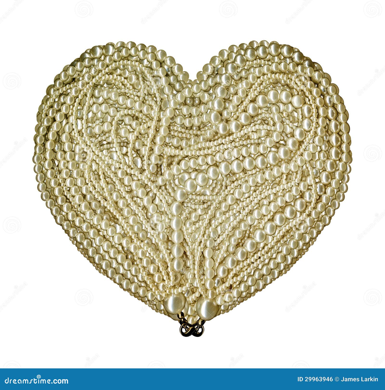 Heart of Pearls stock photo. Image of romance, love, partnership - 29963946