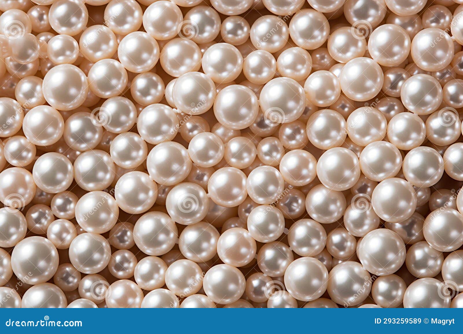 Pearls Background. Pearl Beads, String of Pearls Closeup Stock ...