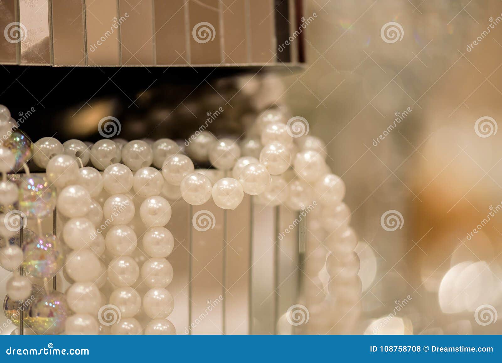 Pearls in a box stock photo. Image of detail, pearls - 108758708