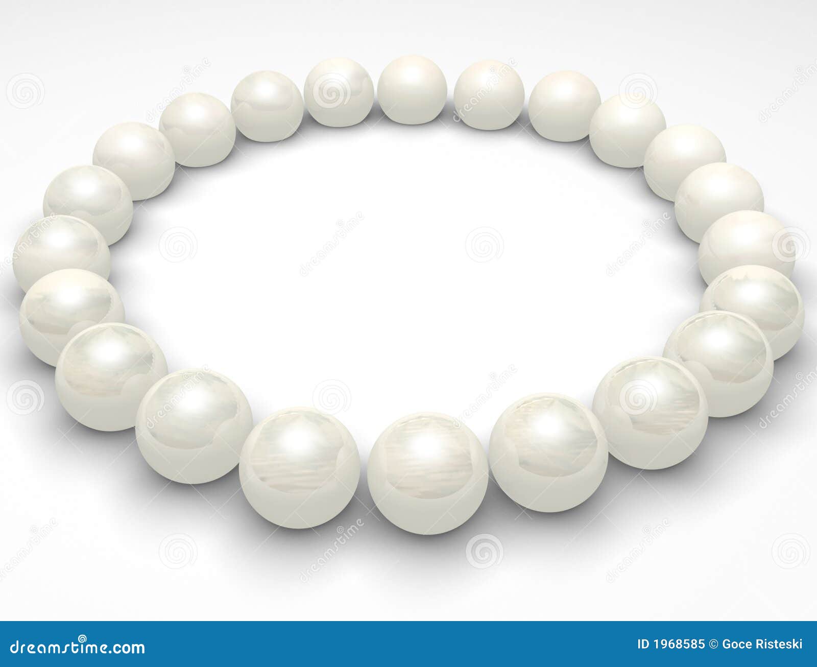 Pearls Circle Royalty Free Stock Photo - Image: 1968585