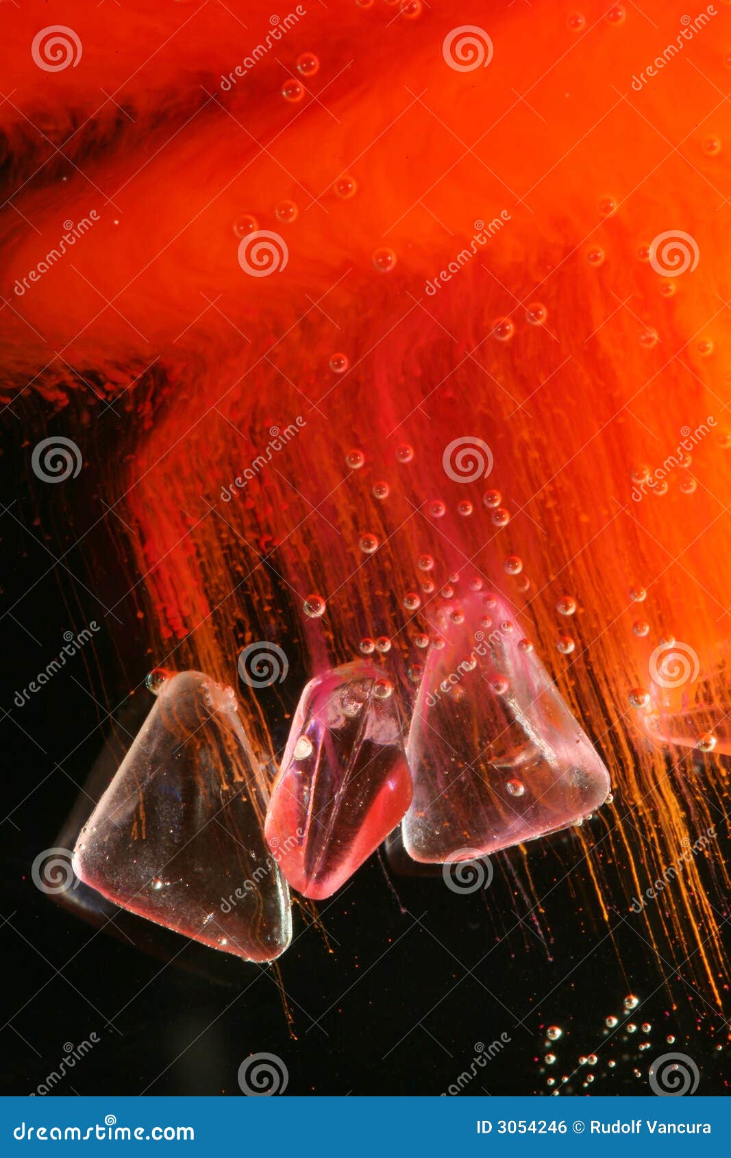 Pearls in colorful liquid stock photo. Image of dissolves - 3054246