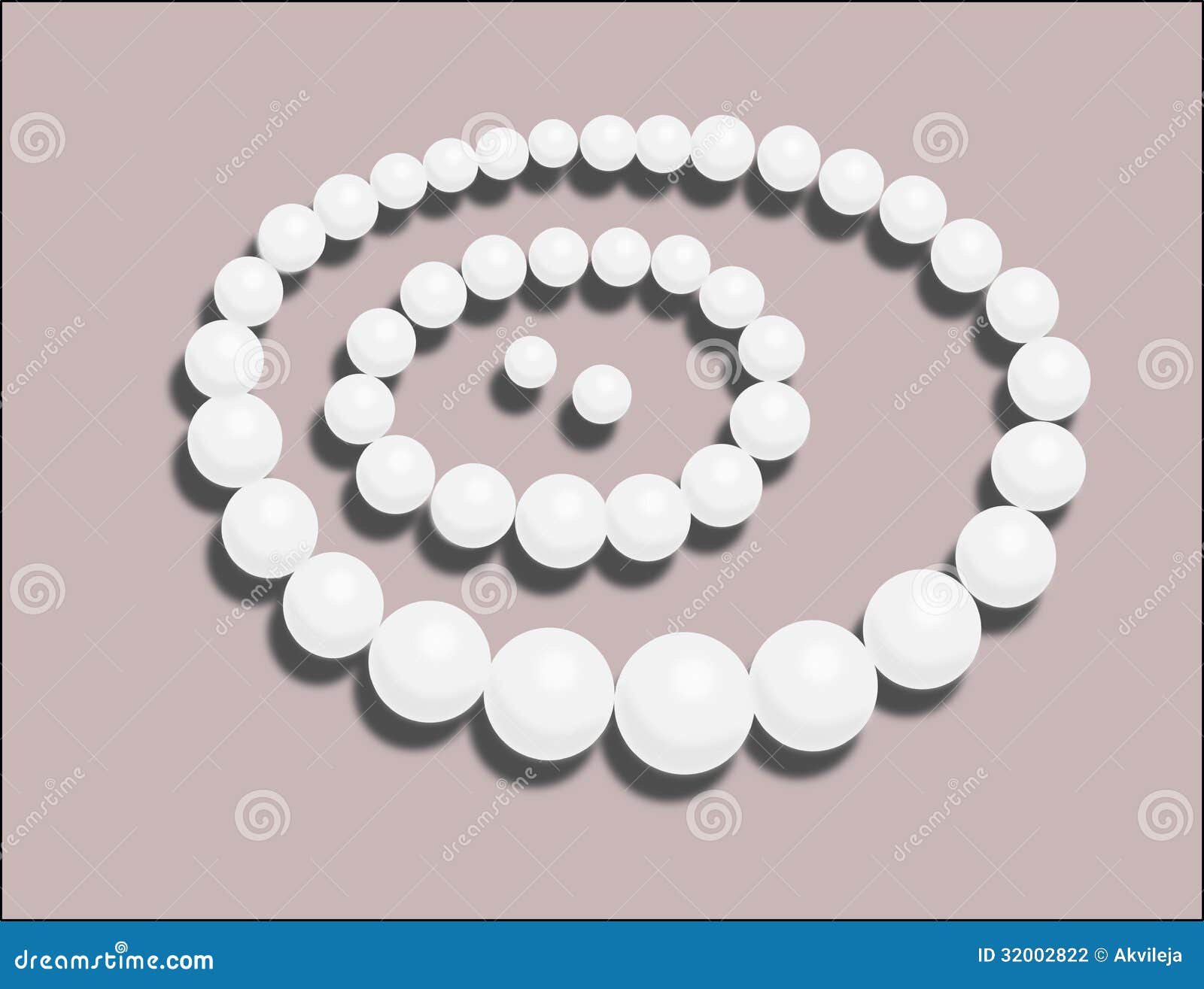 Pearls Illustration Stock Illustration Illustration Of Bright 32002822