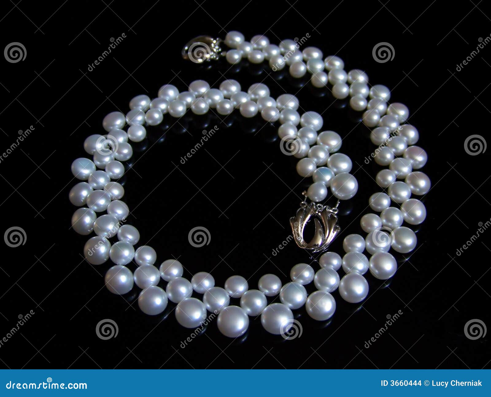 Pearls necklace stock photo. Image of noble, jewelry, gift - 3660444