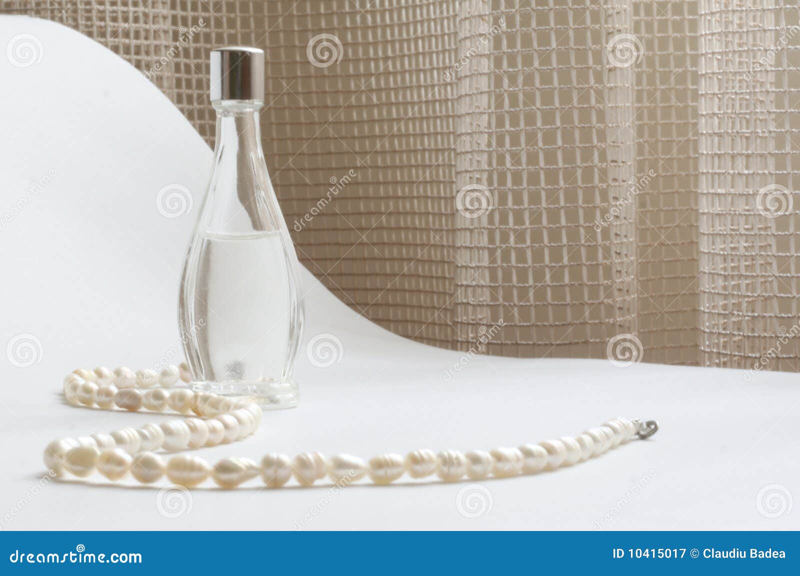 Pearls and Perfume stock image. Image of bouquet, aroma - 10415017