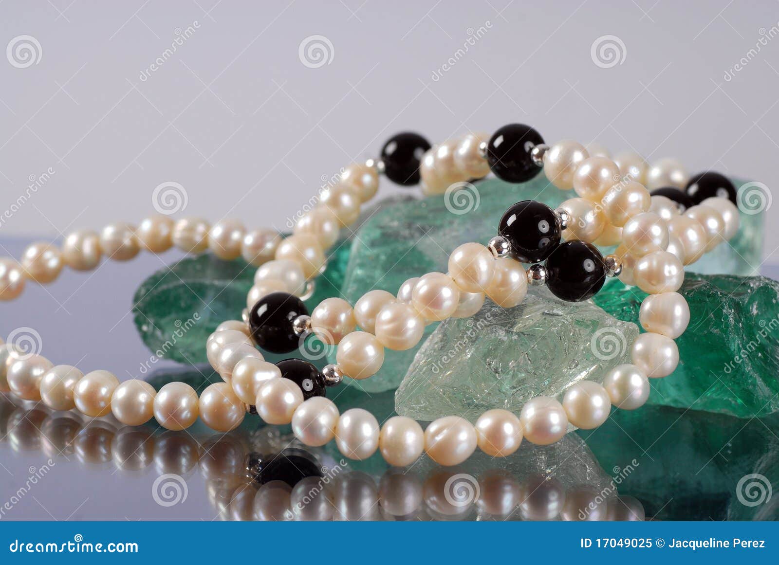 Pearls on the rocks stock image. Image of jewelry, translucid - 17049025