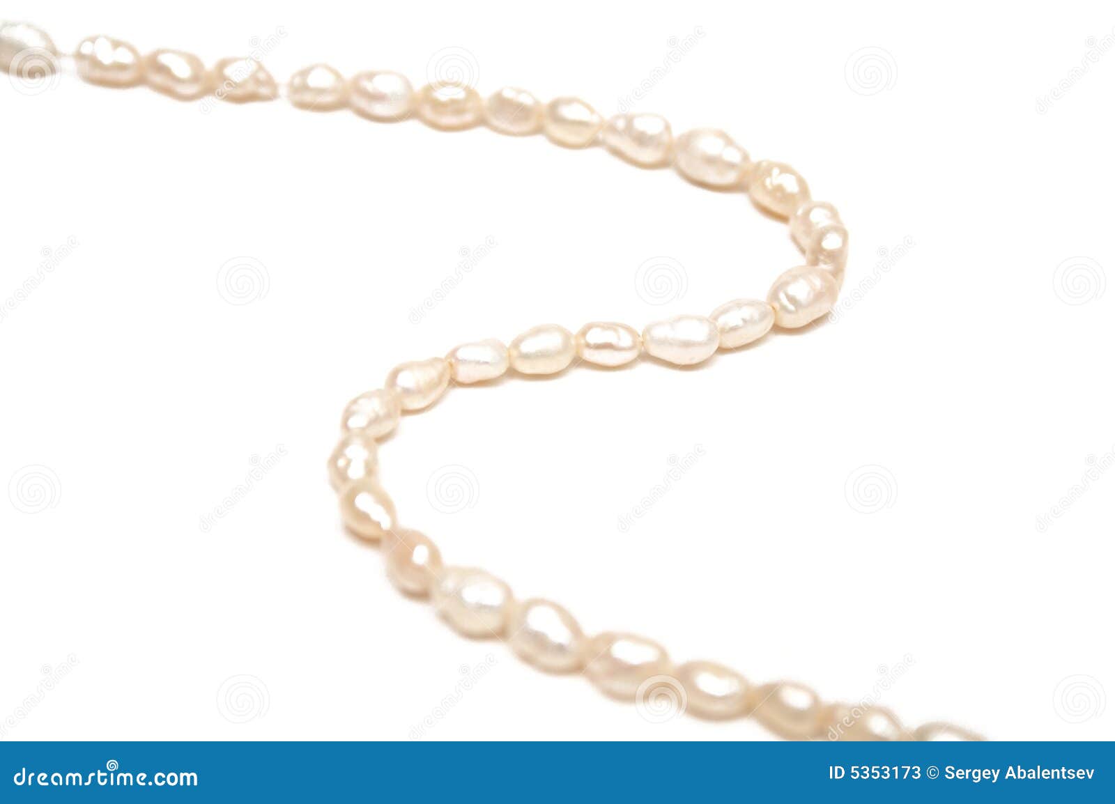 Pearls thread stock image. Image of pearl, black, adornment - 5353173