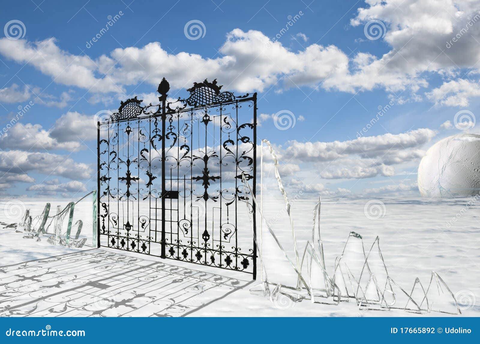 Pearly Gates stock photo. Image of salvation, clouds - 17665892