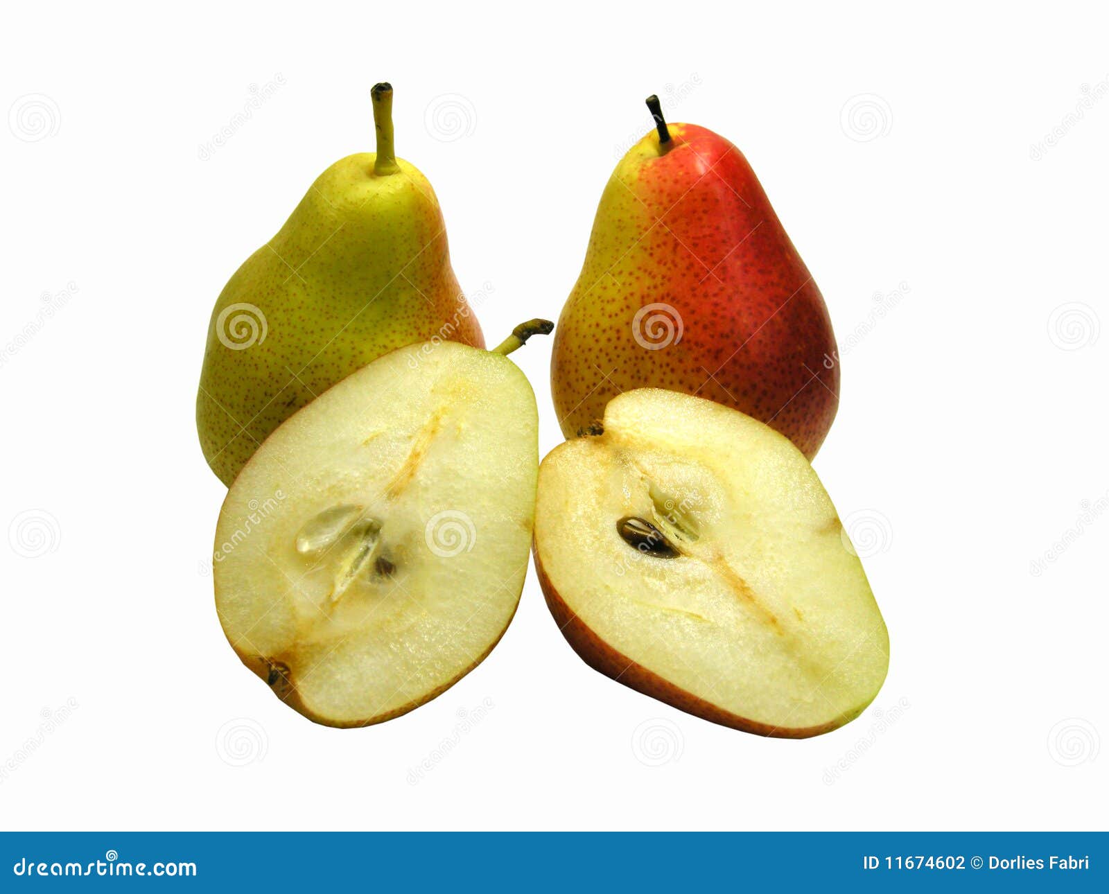 Pears stock photo. Image of halved, pears, fruity, green - 11674602