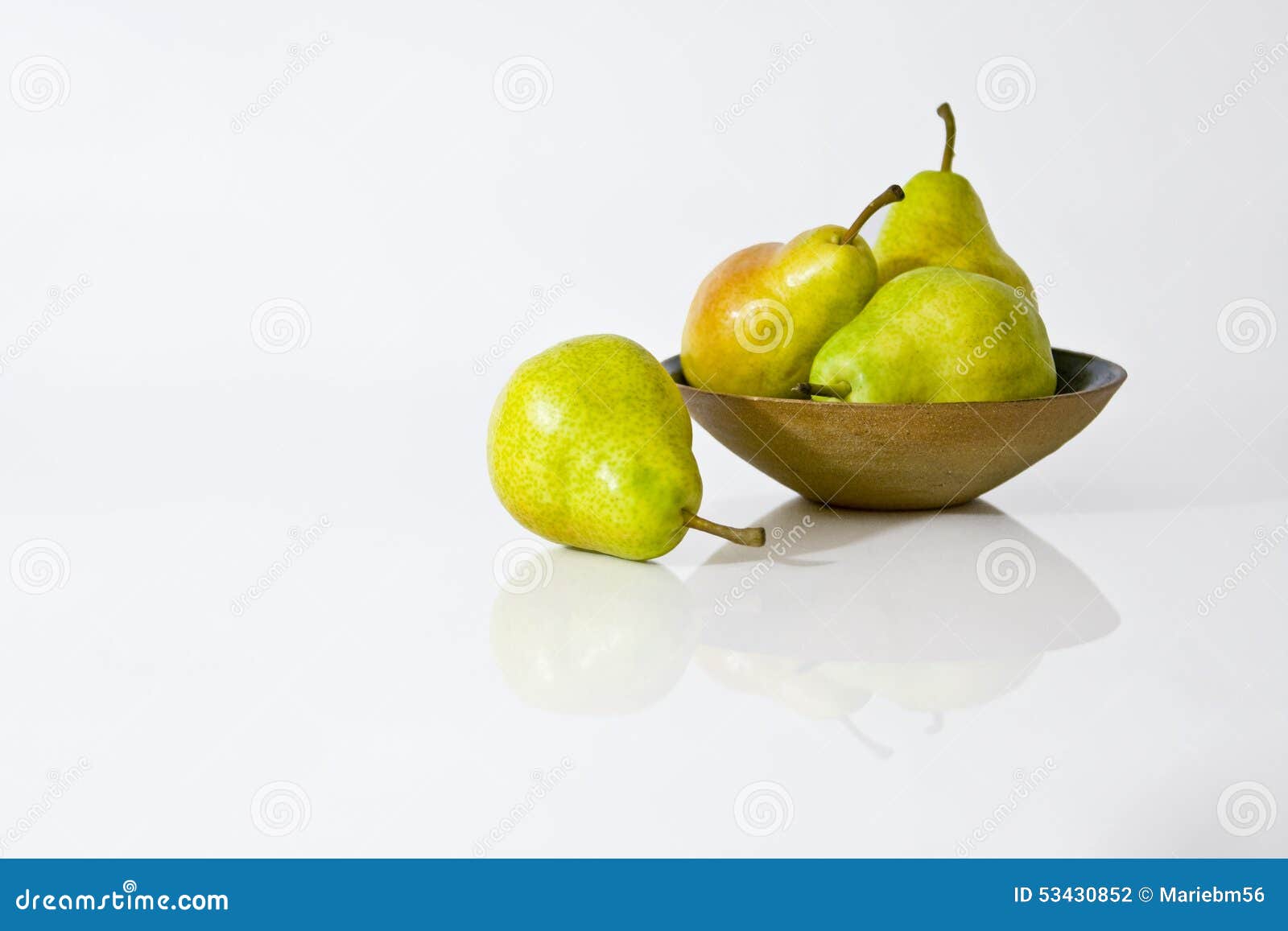 Pears in bowl stock photo. Image of desserts, health - 53430852