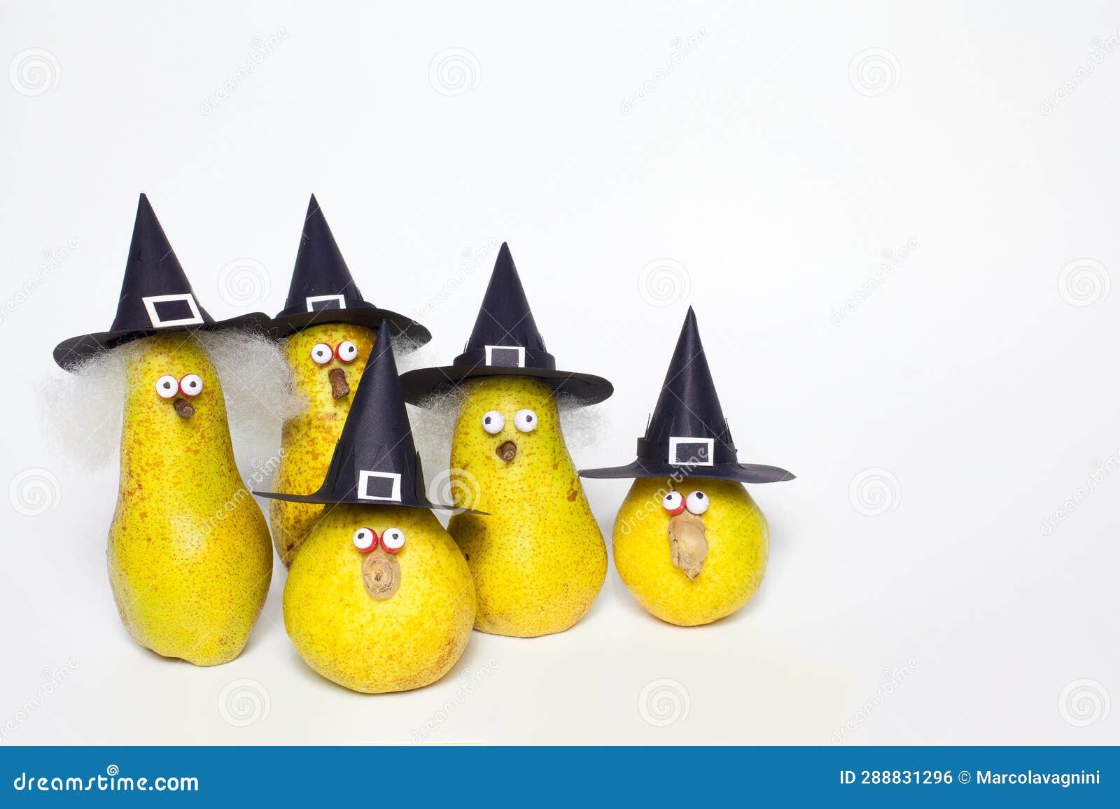 The Witch Pear - Halloween Series Stock Photo - Image of organic, black ...
