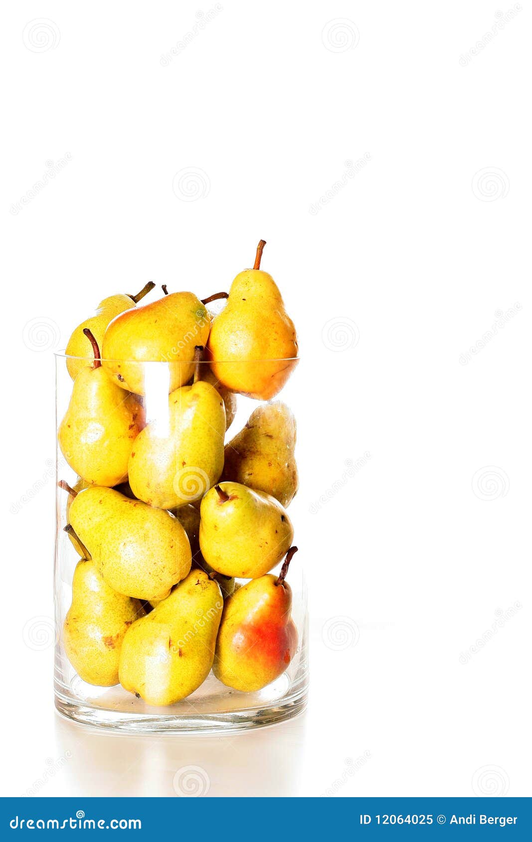 Pears in a Glass Jar Vertical with Copyspace Stock Image - Image of ...