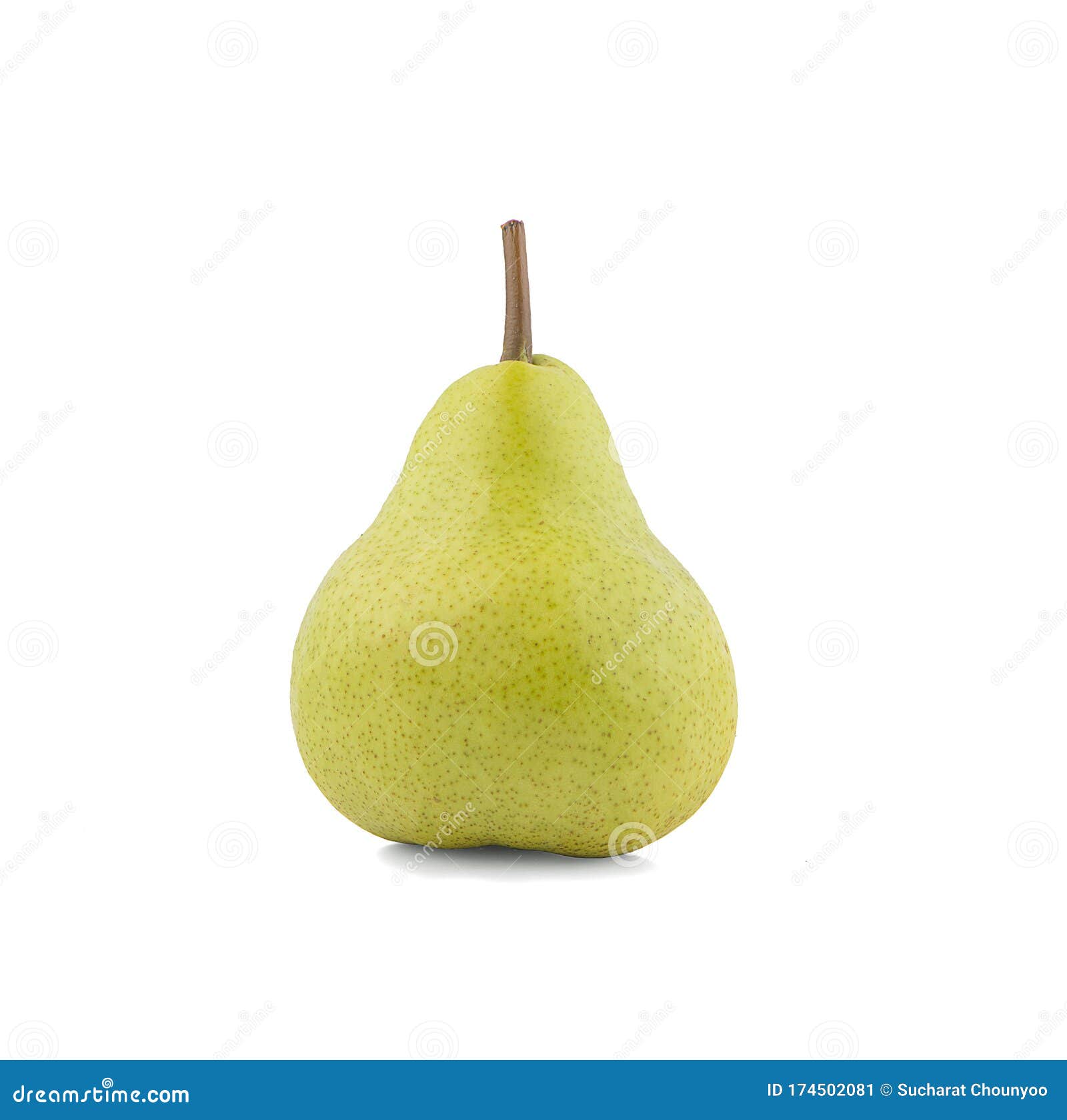 Pears Isolated on White Background. Stock Image - Image of healthy ...
