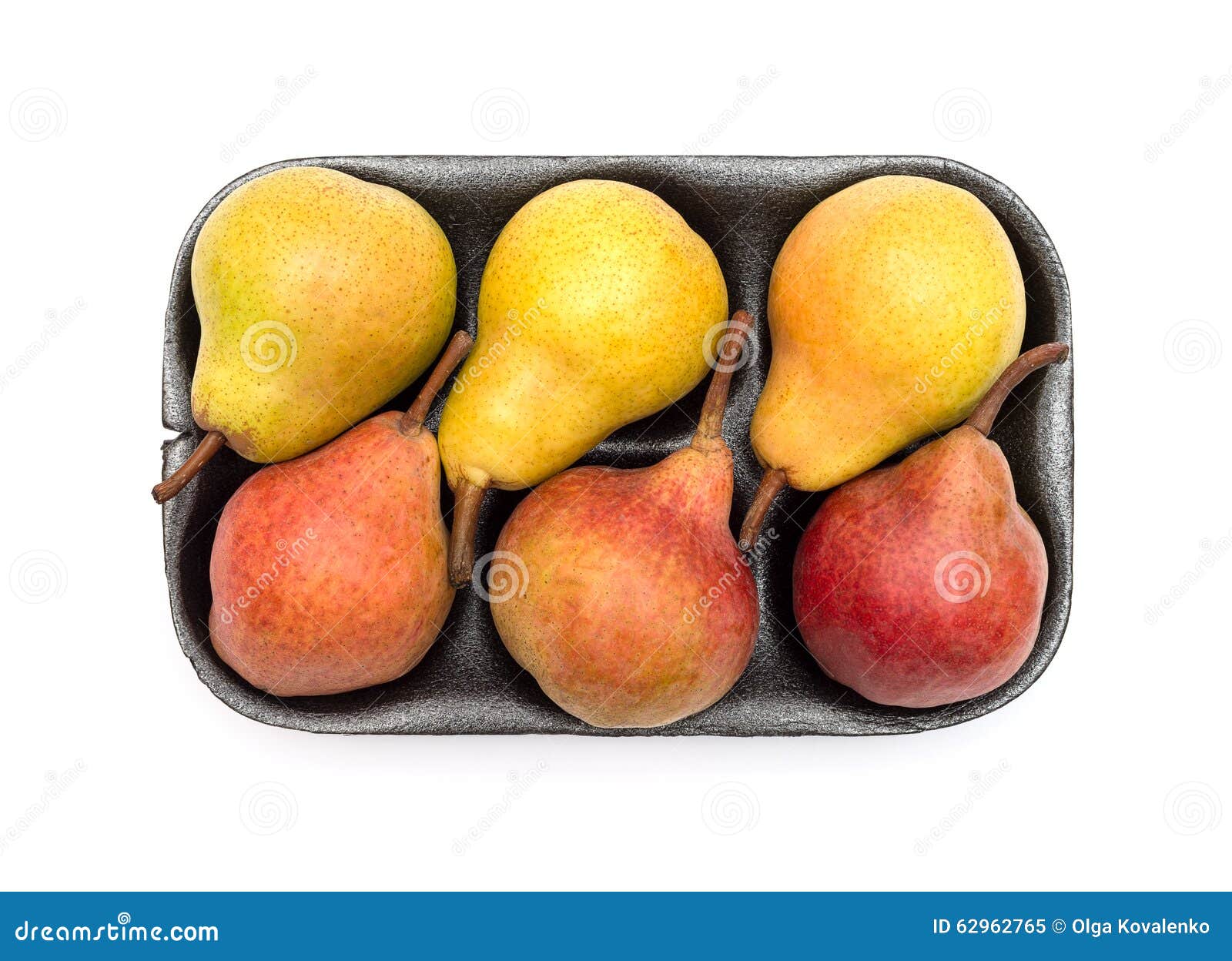 Pears packaged for sale stock image. Image of full, isolated - 62962765