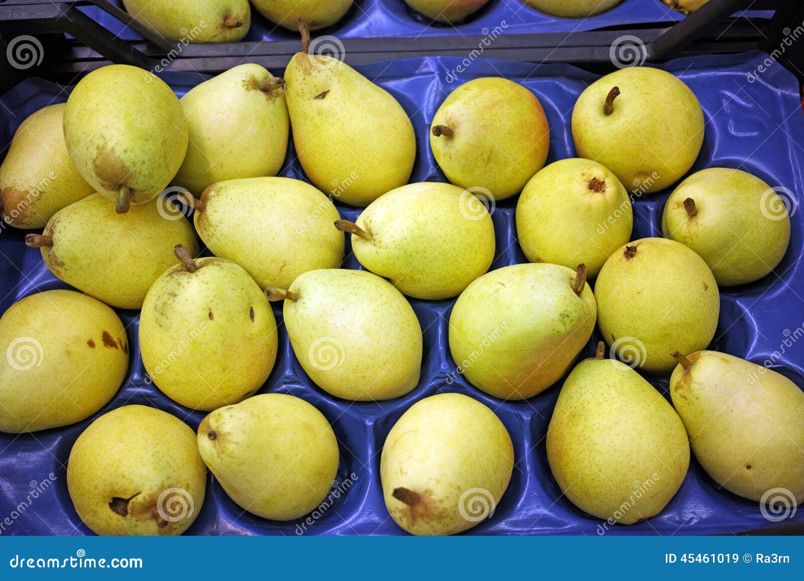 Pears in plastic container stock image. Image of healthy - 45461019