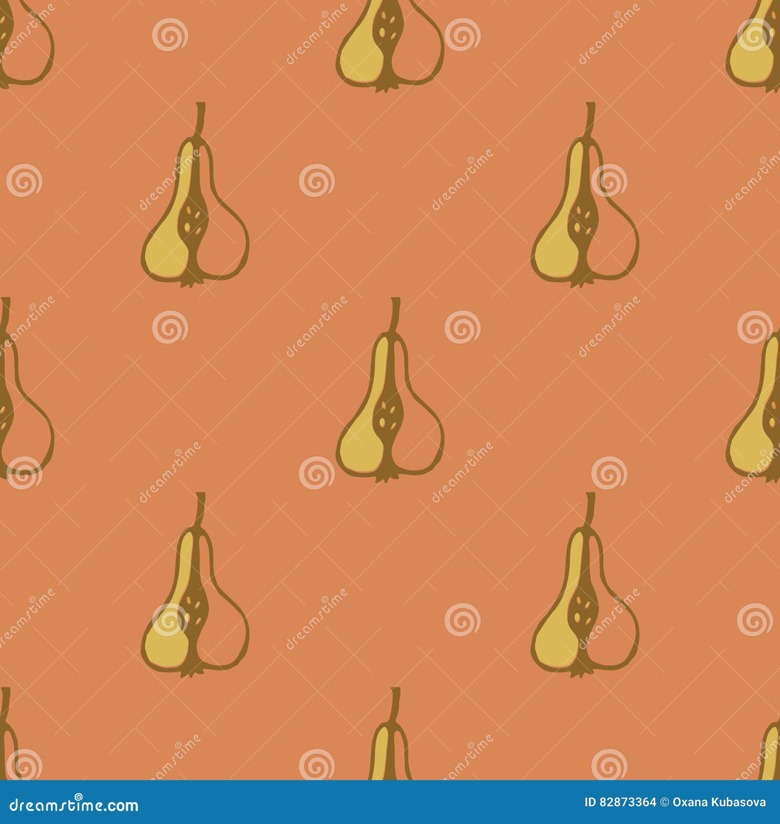 Pears. Seamless pattern. stock vector. Illustration of apricote - 82873364