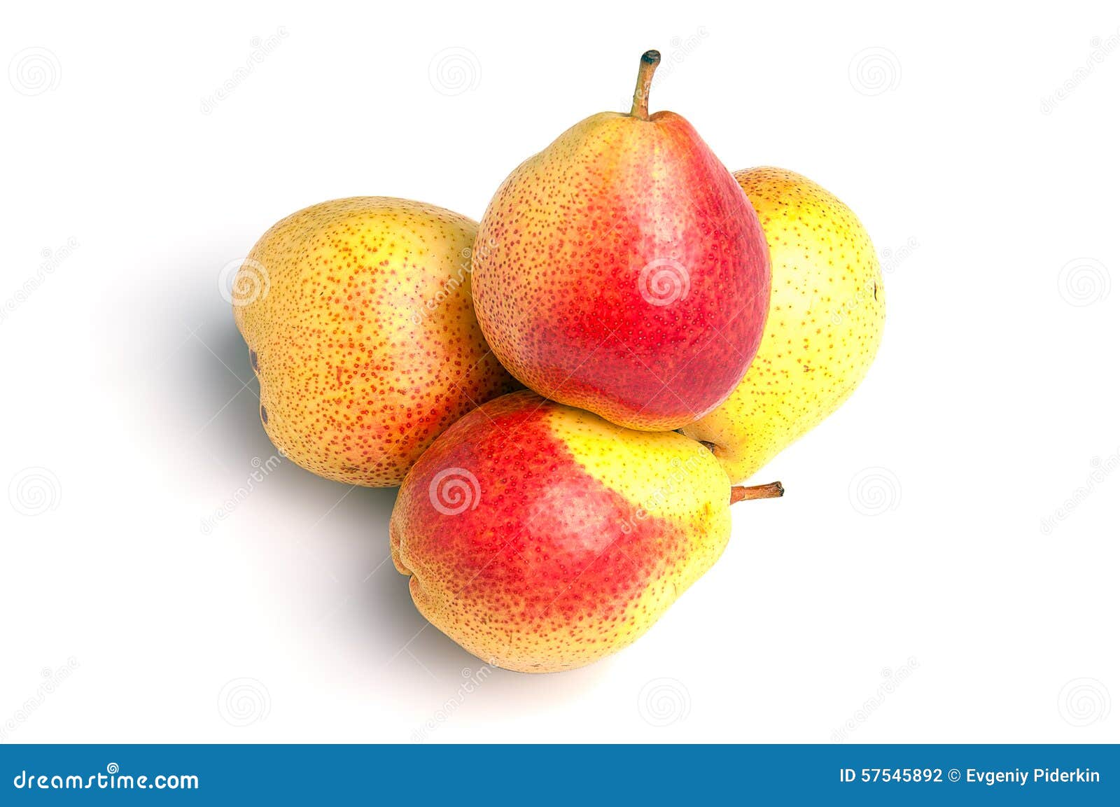 Pears Stacked Pyramid on White Background Stock Photo - Image of pears ...