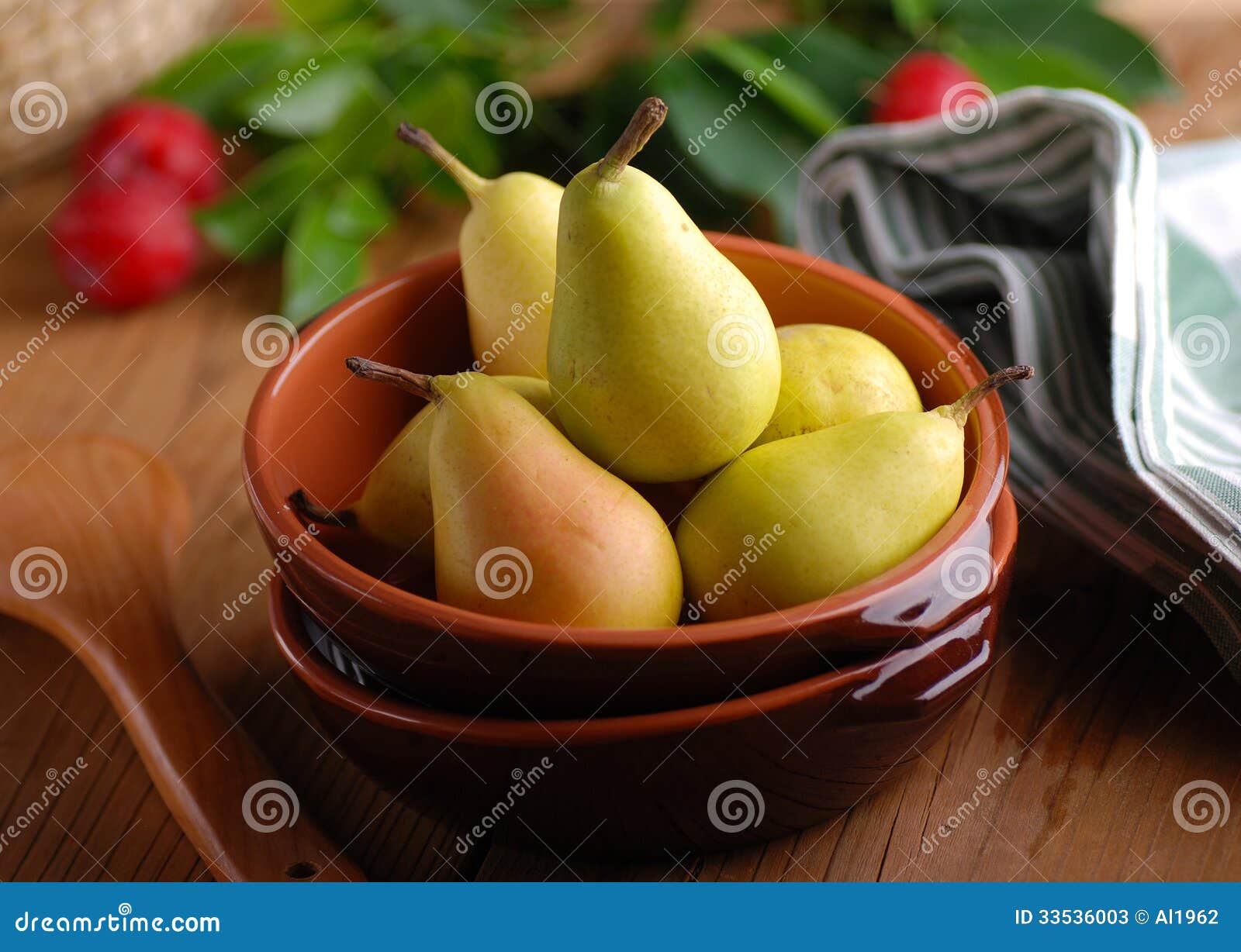 Pears on the table stock image. Image of delicious, tasty - 33536003
