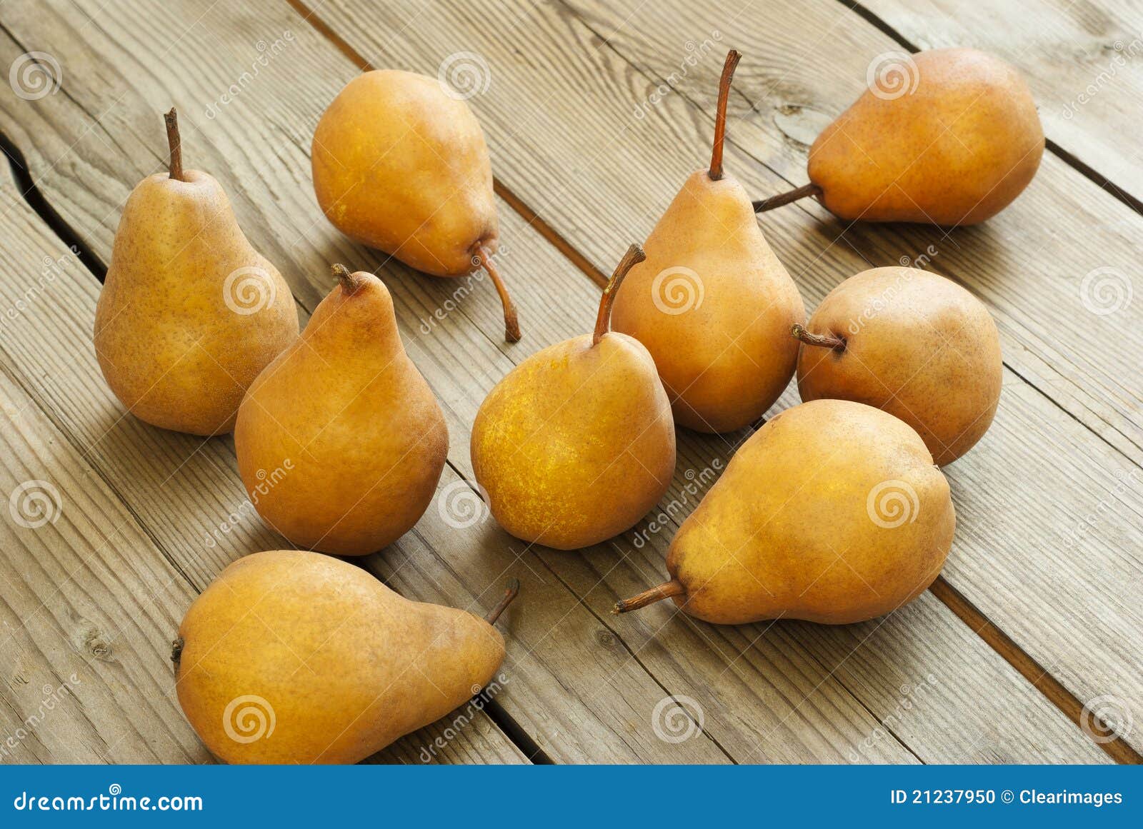 Pears on wooden table stock photo. Image of refreshment - 21237950