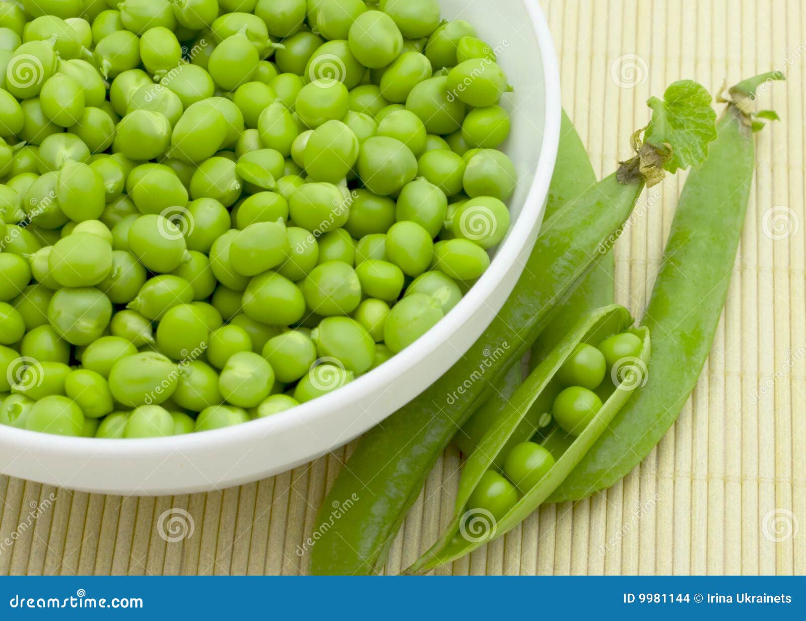 Peas stock photo. Image of gourmet, large, healthy, horizontal - 9981144