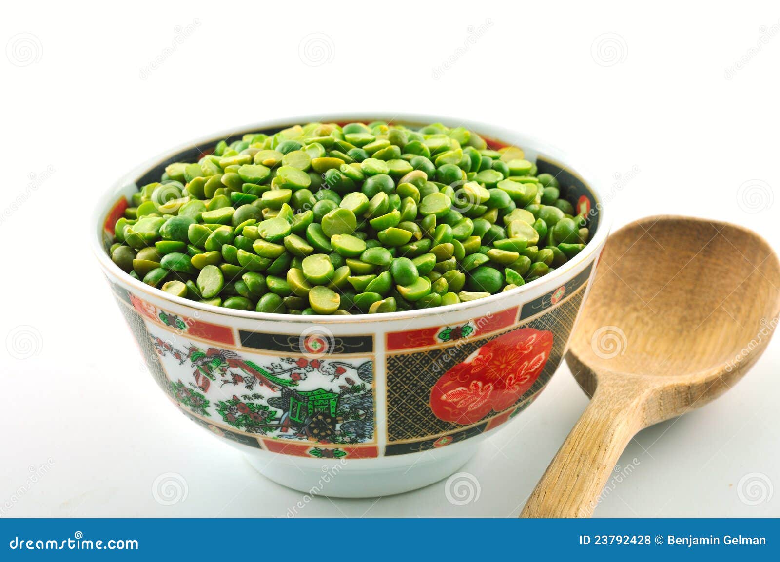 Peas in a bowl stock photo. Image of green, food, white - 23792428