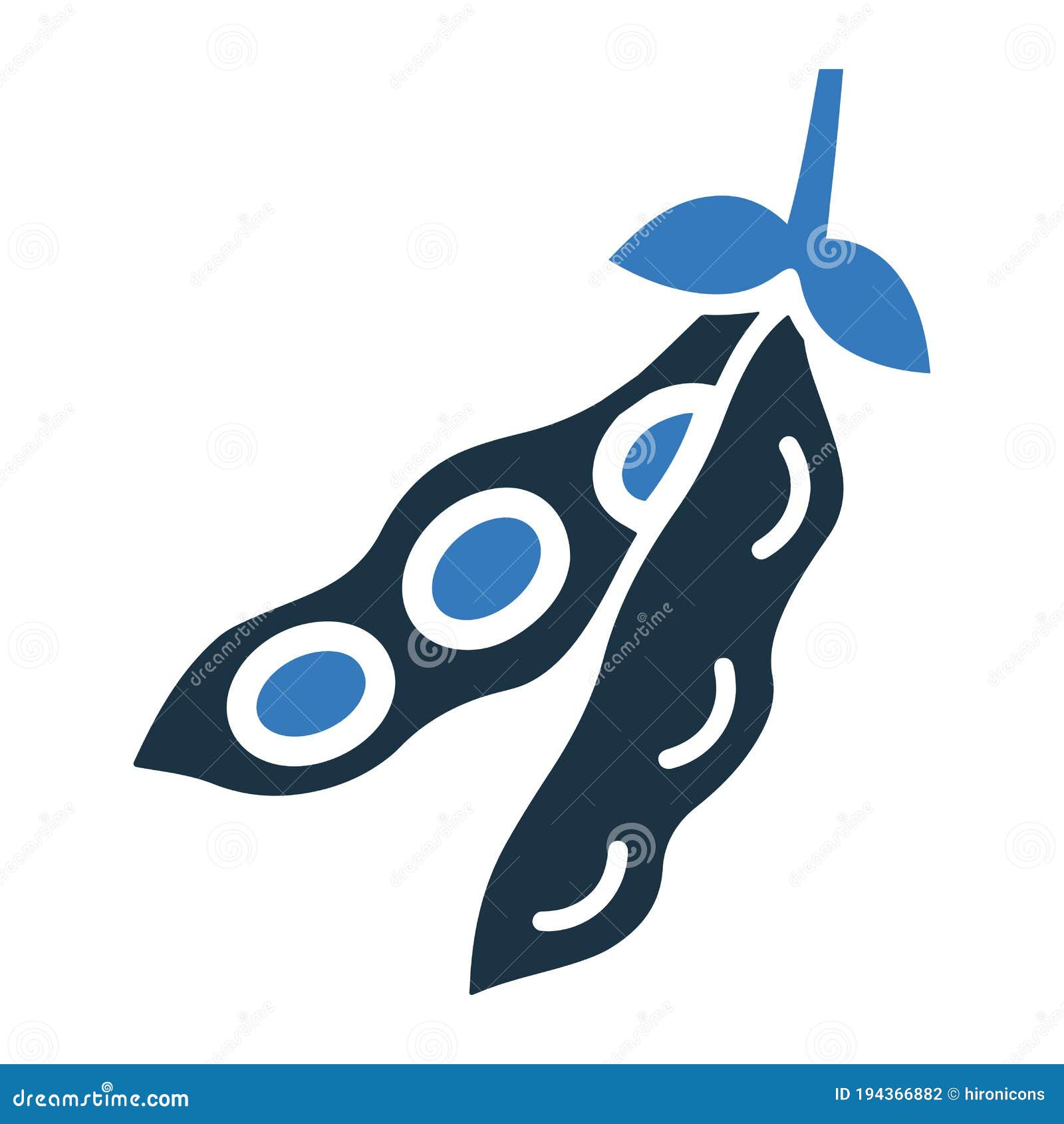 Peas Icon is Isolated on a White Background for Multipurpose Use Stock ...