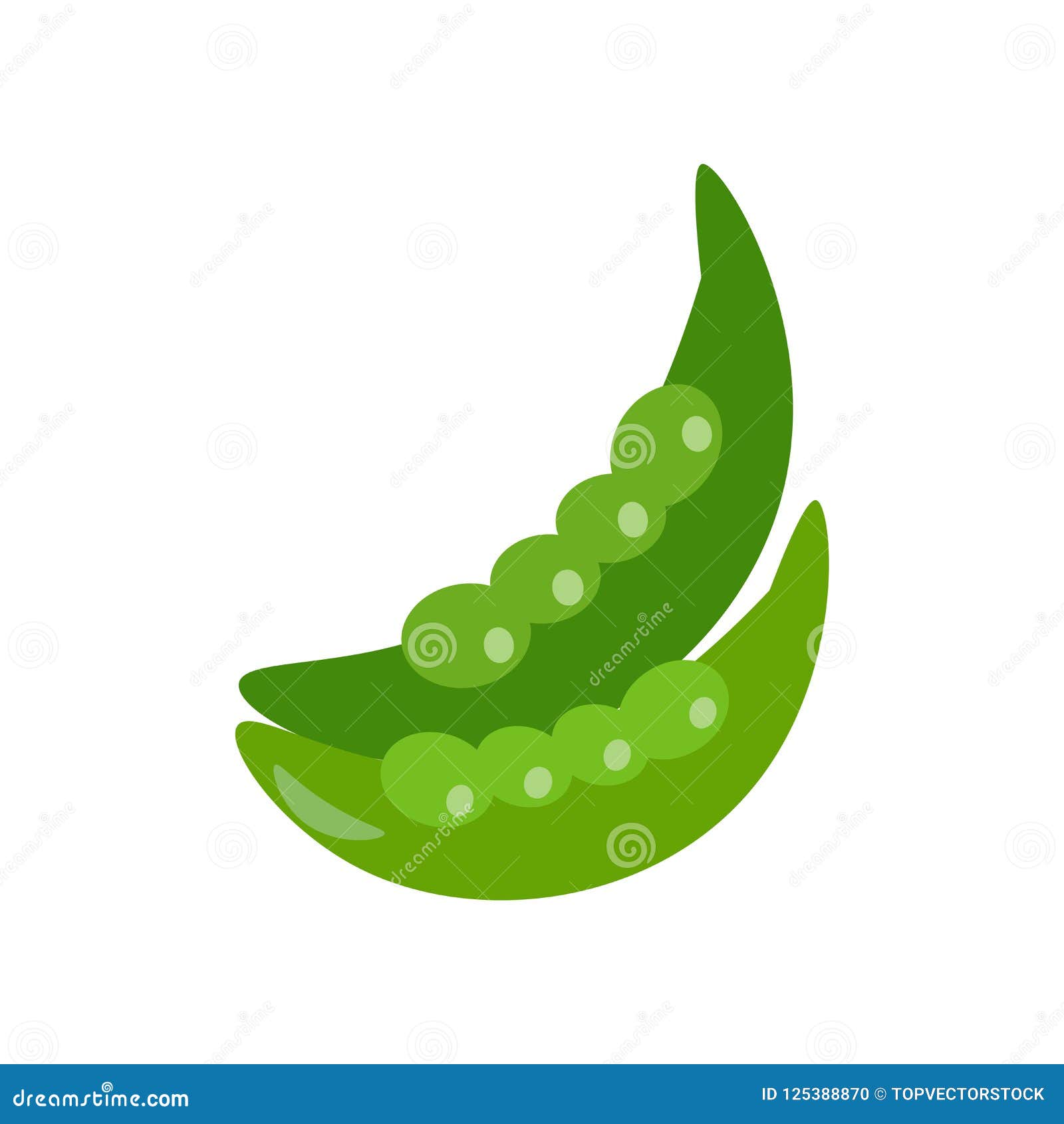 Peas Icon Vector Isolated on White Background, Peas Sign Stock Vector ...