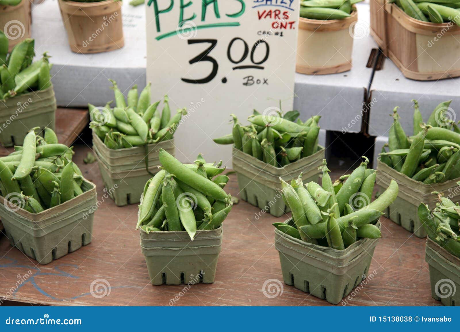 Peas for sale stock photo. Image of outdoors, market - 15138038