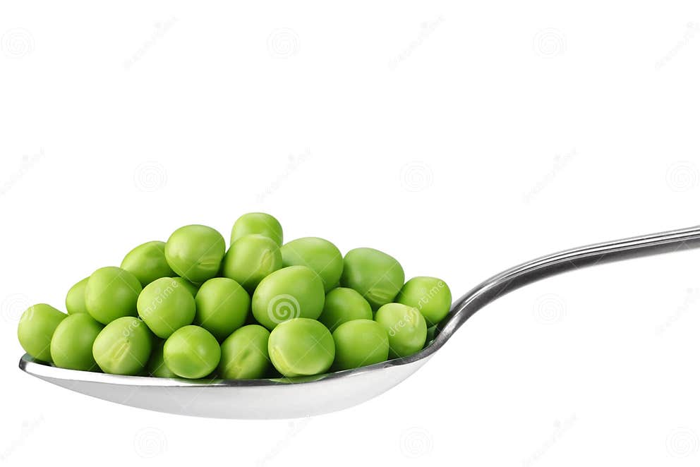Peas in spoon stock image. Image of spoon, legume, vegetable - 8453685