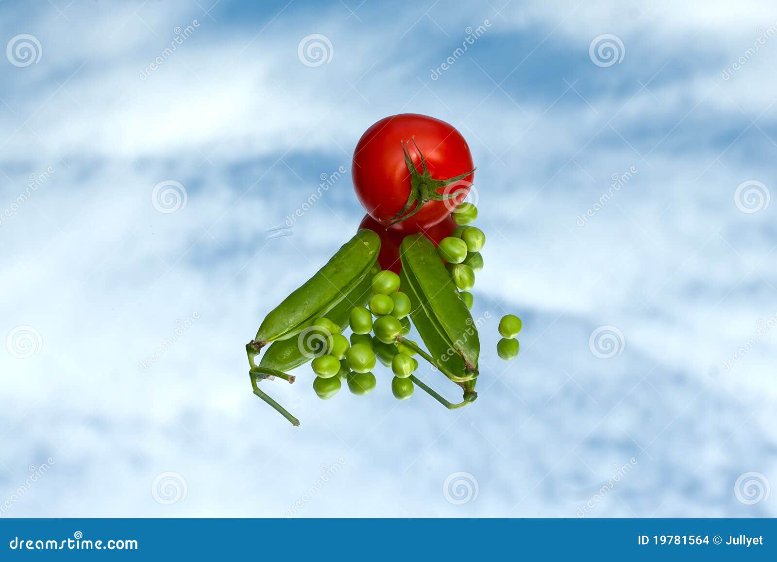 Peas and tomatoes stock photo. Image of collection, life - 19781564