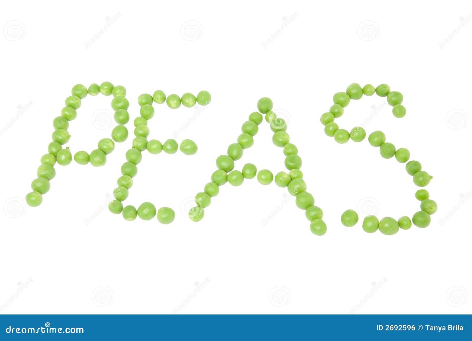 Peas Word stock photo. Image of characters, design, vegetable - 2692596