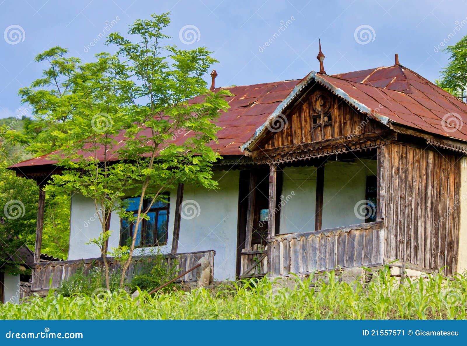 Peasant house stock image. Image of vintage, building - 21557571