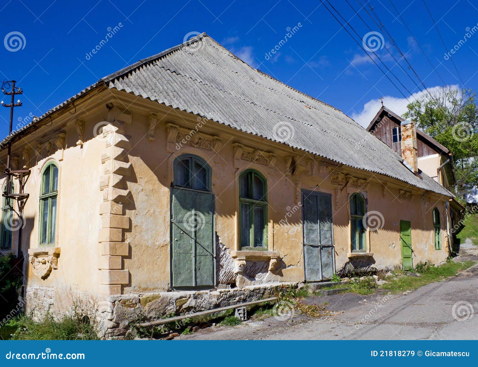 Peasant house stock image. Image of history, authentic - 21818279