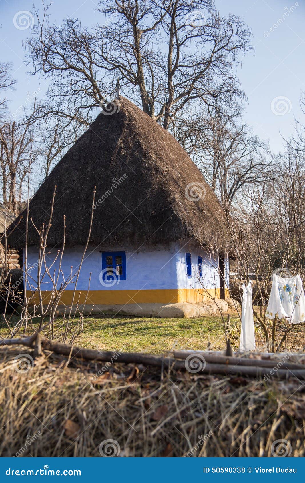 Peasant house stock photo. Image of wooden, architecture - 50590338