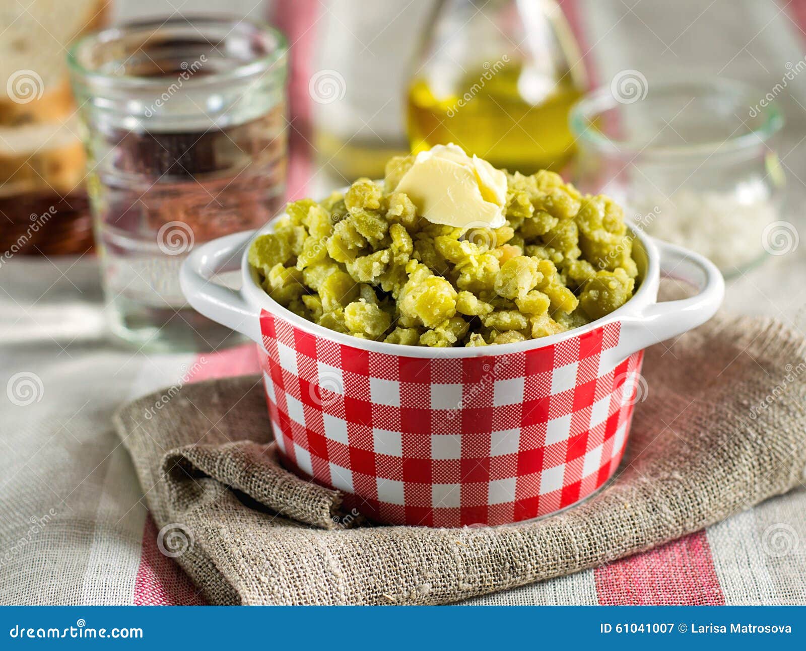 Pease Porridge with Split Yellow Peas Stock Image - Image of pease ...