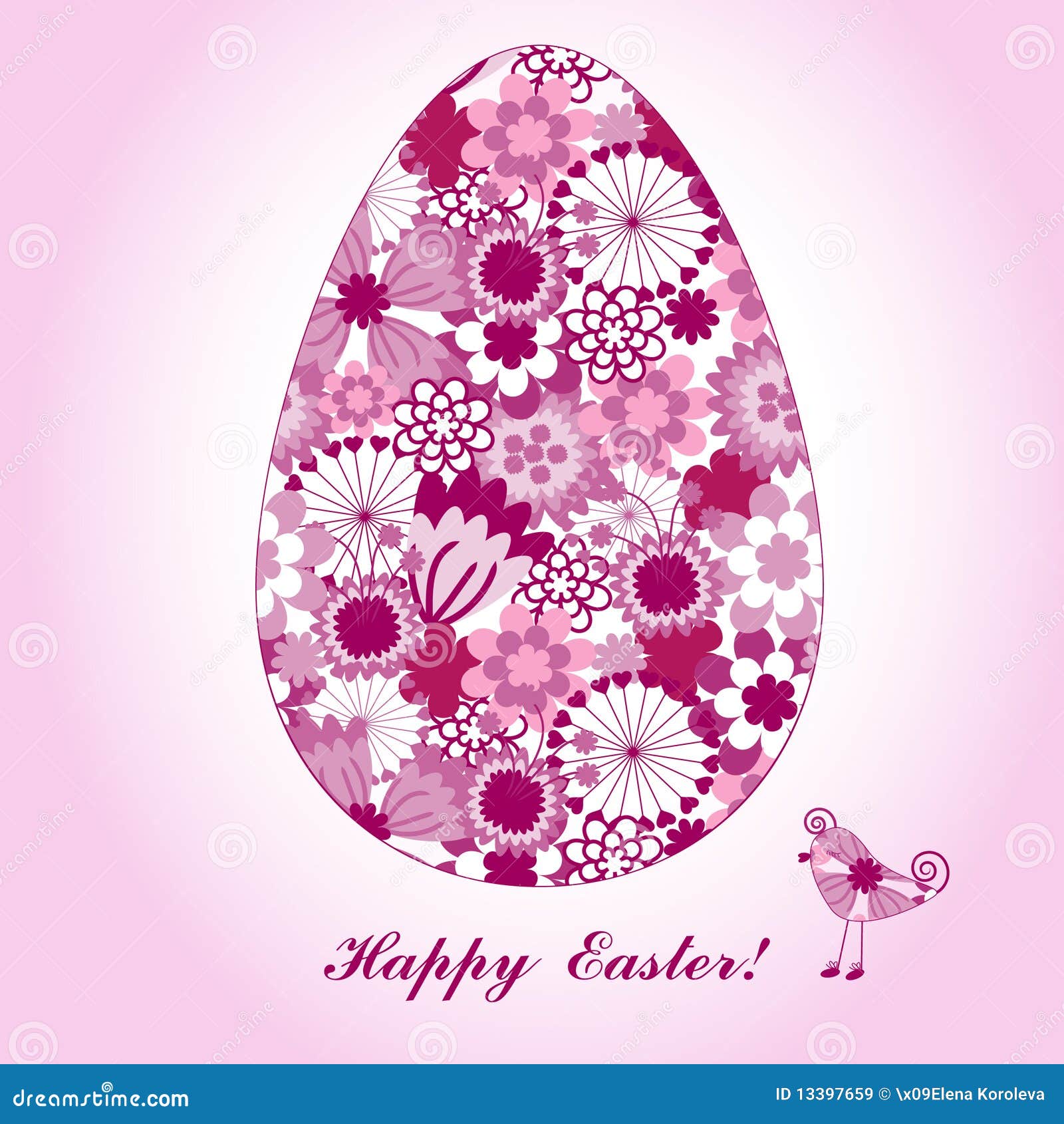 The Peaster postcard. stock vector. Illustration of greeting - 13397659