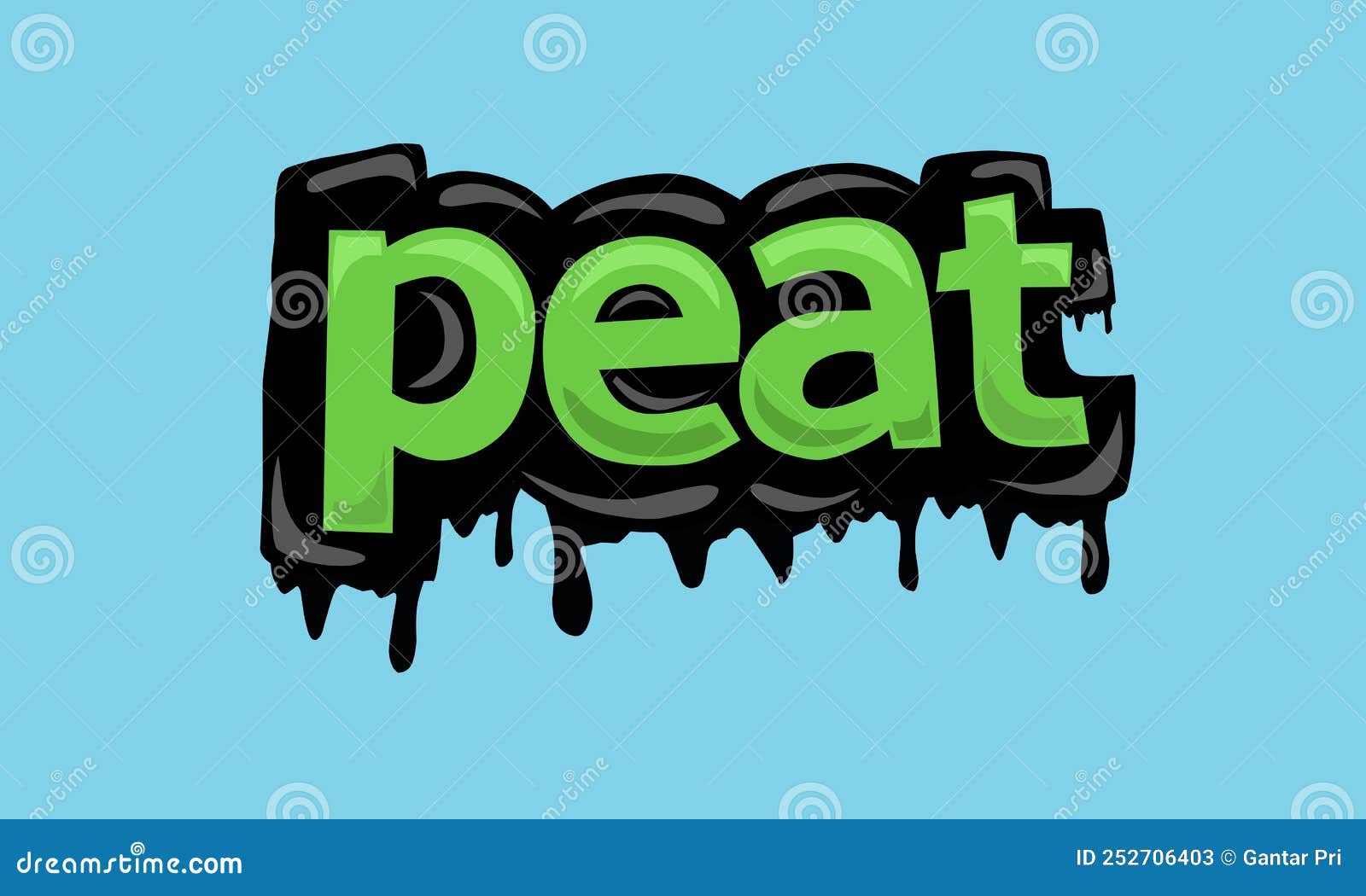 PEAT Background Writing Vector Design Royalty-Free Stock Photography ...