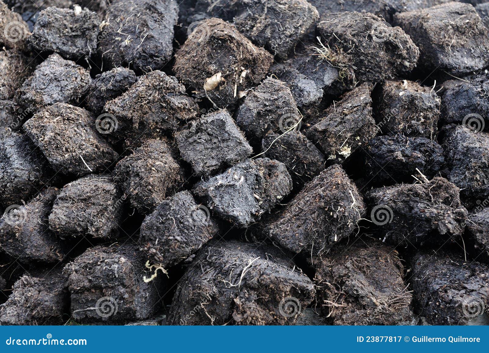 Peat Bog Harvest stock image. Image of ireland, farm - 23877817